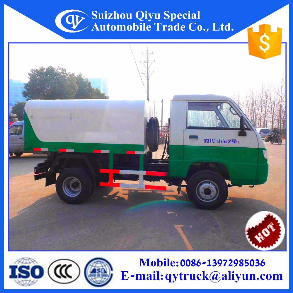 small garbage truck mini garbage trucks for sale 2 tons capacity ...